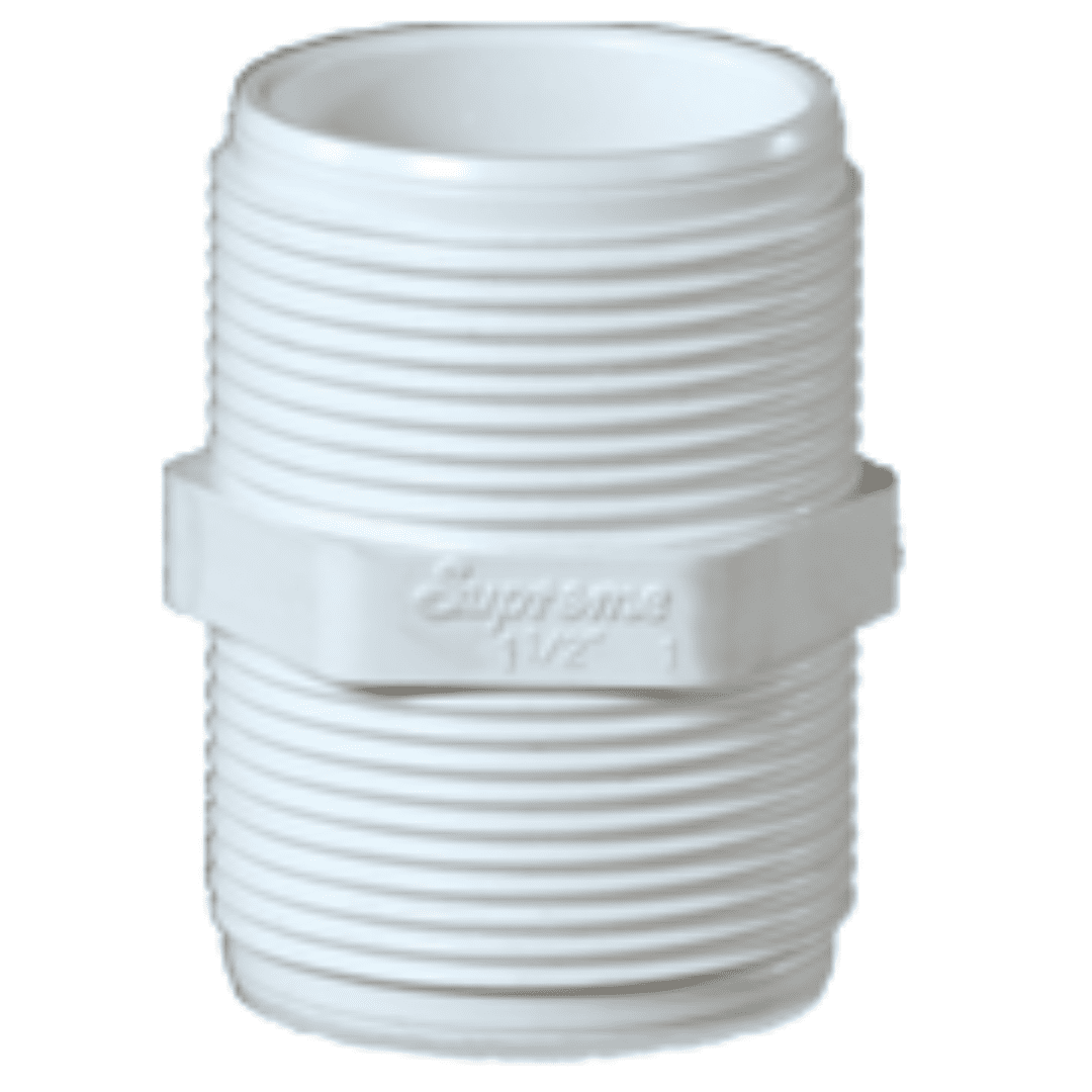 Hex Nipple, 15mm, 1/2(Inch), Supreme Aqua Gold uPVC High Pressure ...